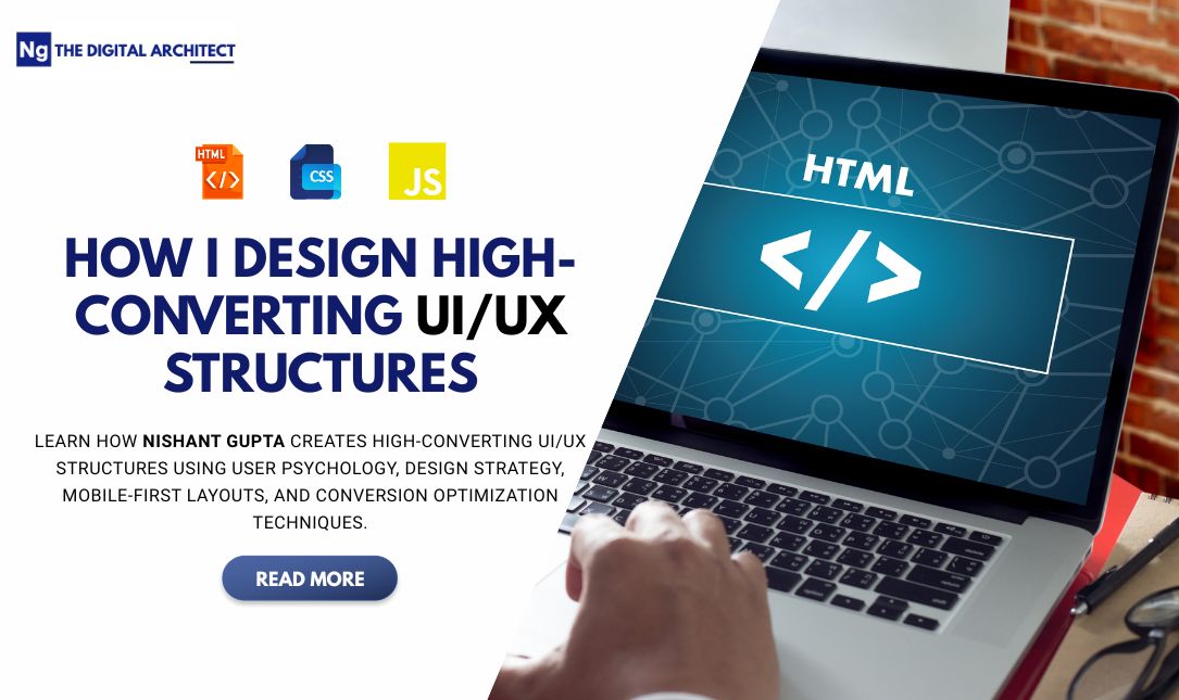 How I Design High-Converting UI/UX Structures | Nishant Gupta